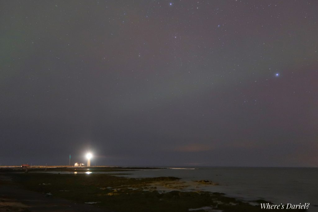 Northern Lights in Iceland, Grotta Lighthouse | Where's Dariel ...